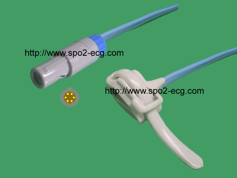 DB 5 PIN Kernel SPO2 Probe Sensor / Pulse Oximetry Sensor For Medical Use